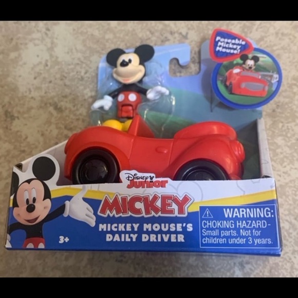 Disney | Toys | New Disney Junior Mickey On The Move Vehicle Poseable ...